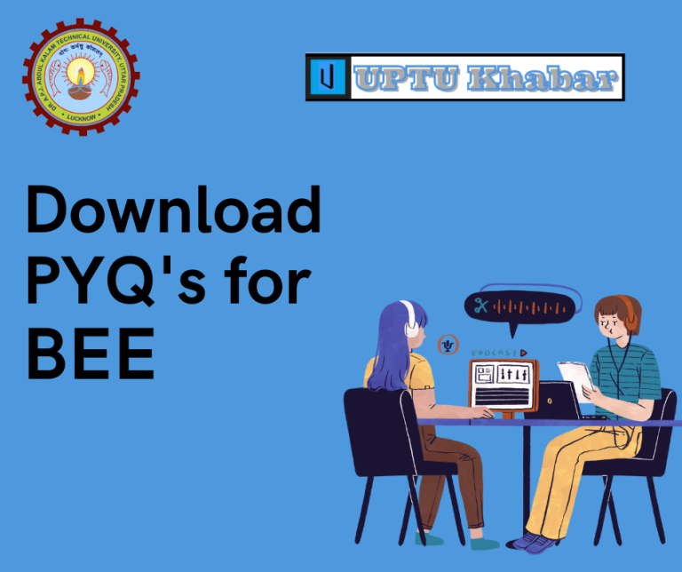 Basic Electrical Engineering PYQ’s AKTU | B. Tech First Year